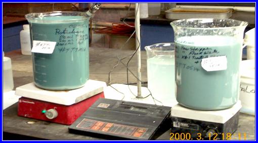Figure 5 - Treatment of Beaker Samples#4TT and #5TT with KB-1.